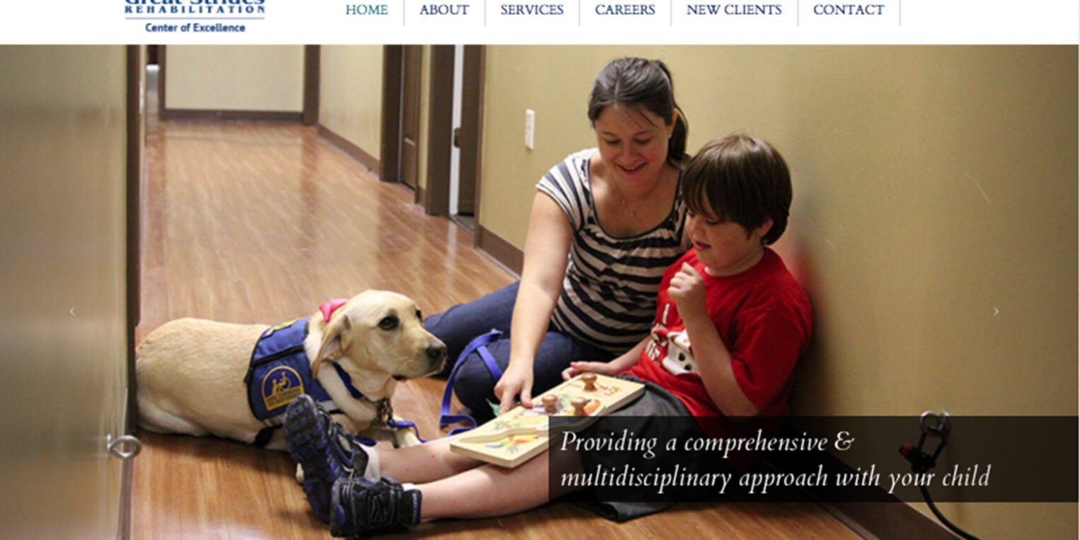 Great Strides Rehab Website Launch