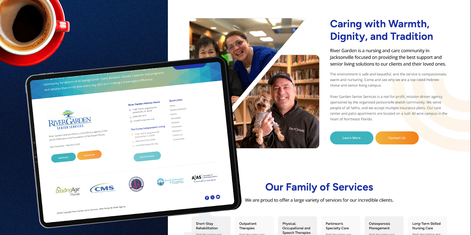 Healthcare Website Design Jacksonville: Senior Services - Assisted Living